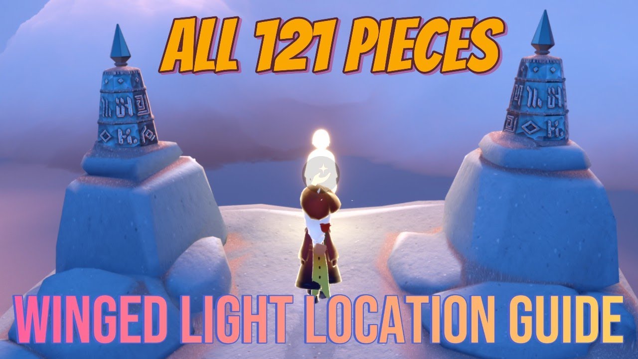 2025 Sky Winged Light Locations Guide (Total 121 pieces Guide ...