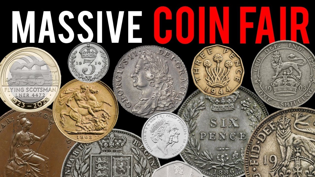 We Visited a MASSIVE Coin Fair and bought Loads of British Coins - YouTube