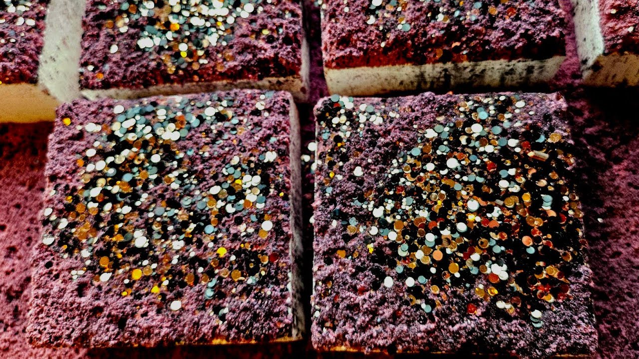 Black Raspberry & Charcoal Topped Crisp Mute Blocks ♡ Thunderstorm ...
