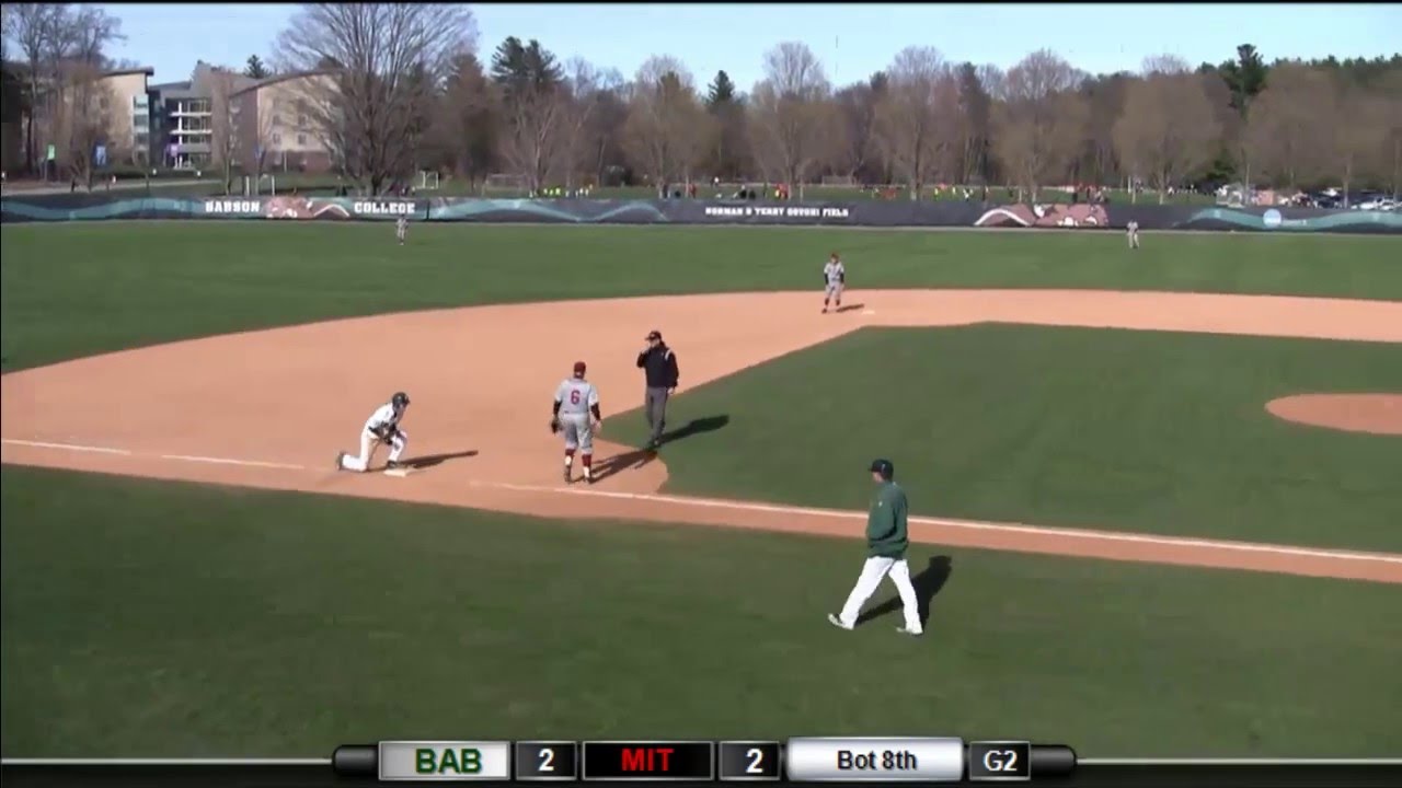 Babson Baseball vs. MIT (4/16/16) - YouTube