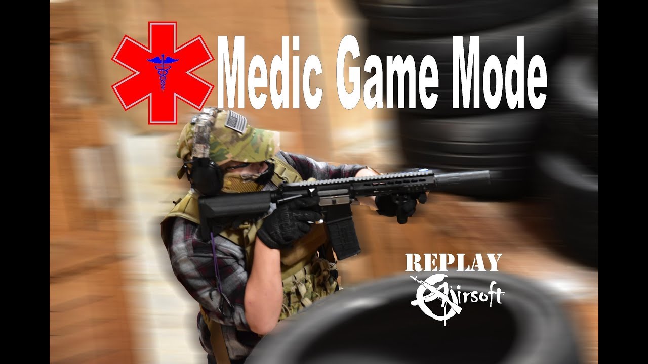 Medic airsoft arena game footage - YouTube
