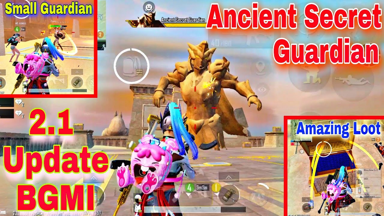 ANCIENT SECRET GUARDIAN || New 2.1 Update BGMI || New Ancient Mode ...