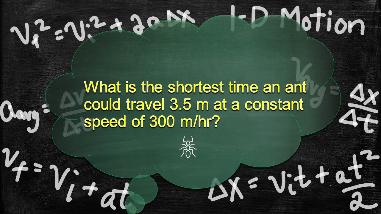 Physics Problem Solver Walk-through Follow Along One Dimensional Motion ...