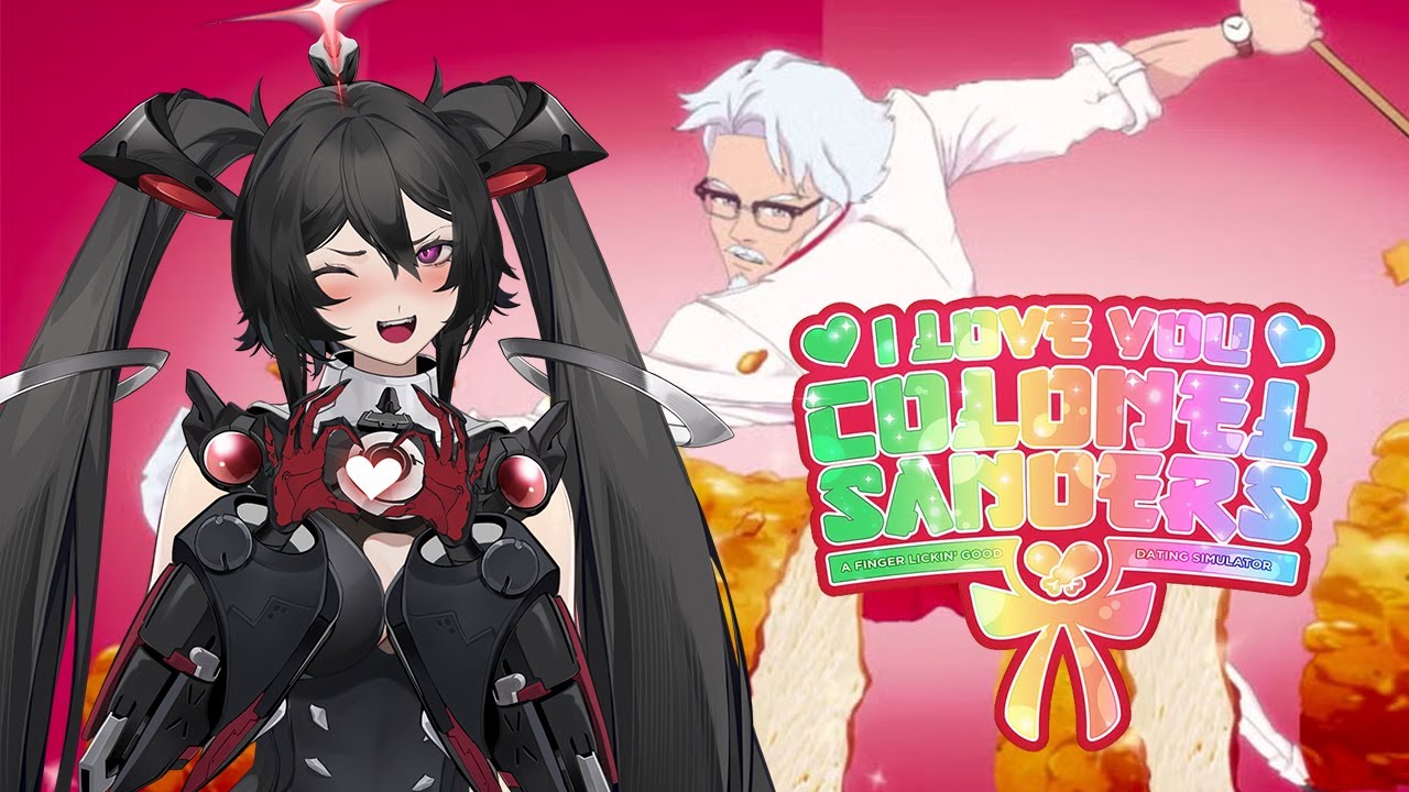 【I LOVE YOU COLONEL SANDERS】 Be my Extra CRISPY Valentine Mr. Sanders ...