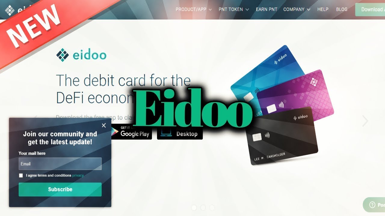 Eidoo - The Only DeFi Wallet You Will Ever Need - YouTube