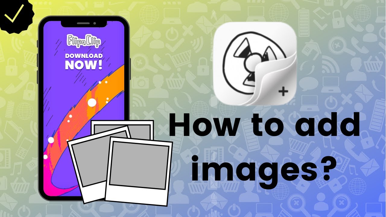 How to add images to projects on FlipaClip? - YouTube
