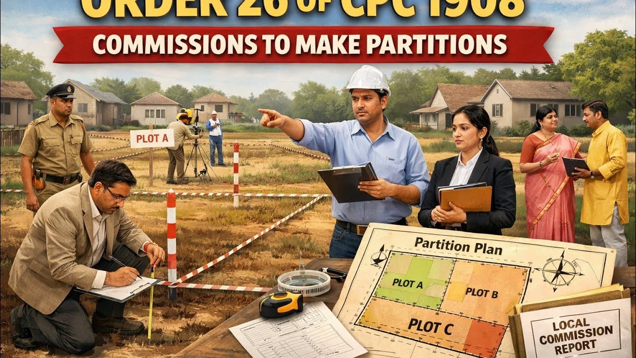 ORDER 26 of CPC, 1908 I COMMISSIONS TO MAKE PARTITION I RULE 13 & 14 ...