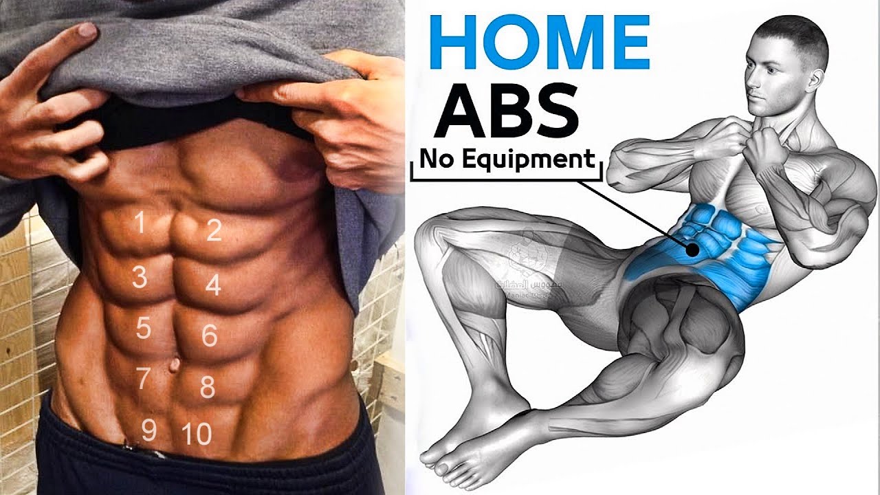 BEST Exercises For Beautiful ABS ( Home Workout ) - YouTube