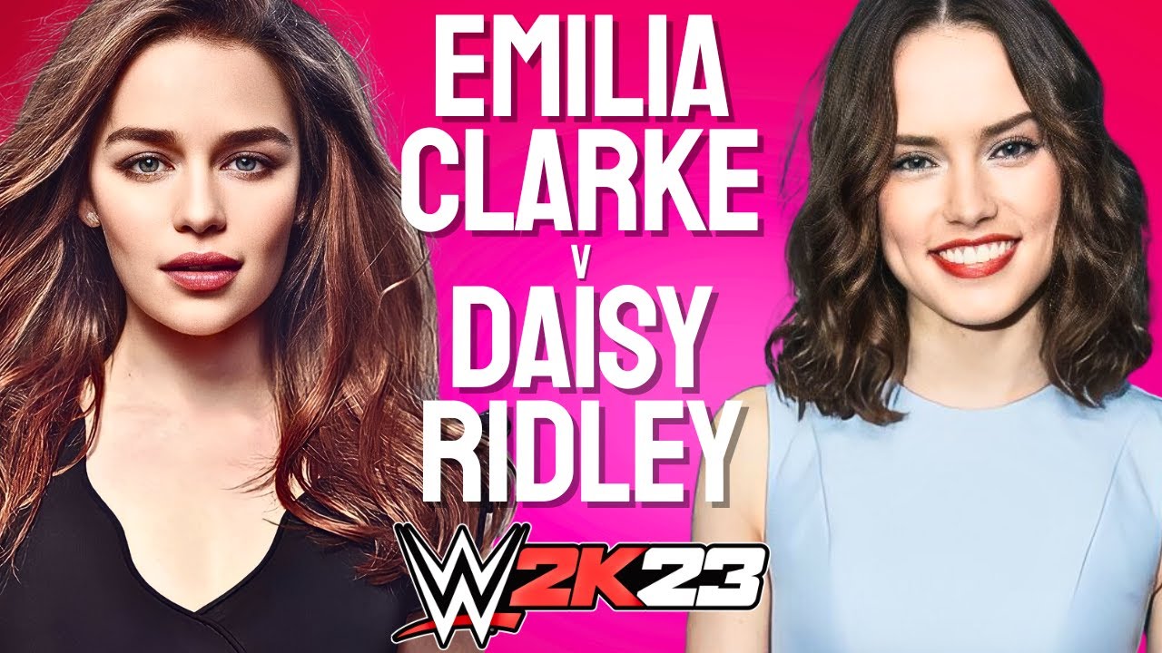💥 WWE 2K23 l Emilia Clarke v Daisy Ridley - 2 out of 3 Falls Table ...