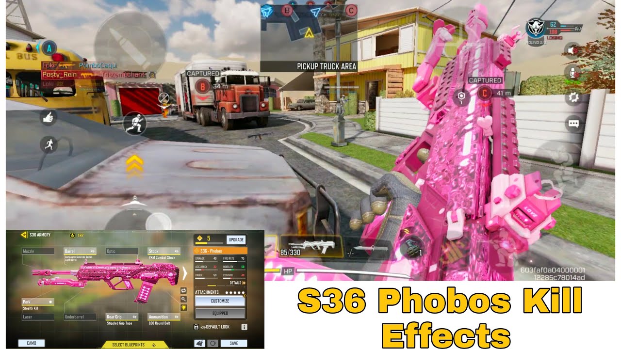 S36 Phobos Kill Effects CODM - YouTube