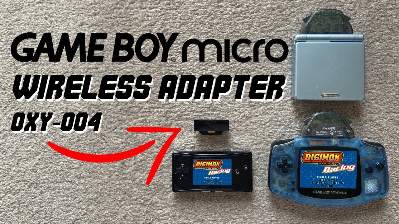 Gameboy Micro WIRELESS ADAPTER, OXY-004 #GBA #GameboyAdvance #LinkCable ...