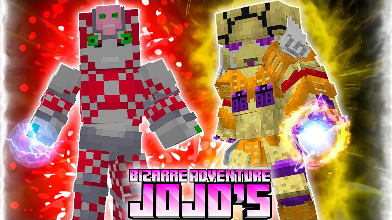 ATUALIZOU!! ADDON JoJo's Bizarre Adventure MINECRAFT 1.20 !! ROUPAS E ...