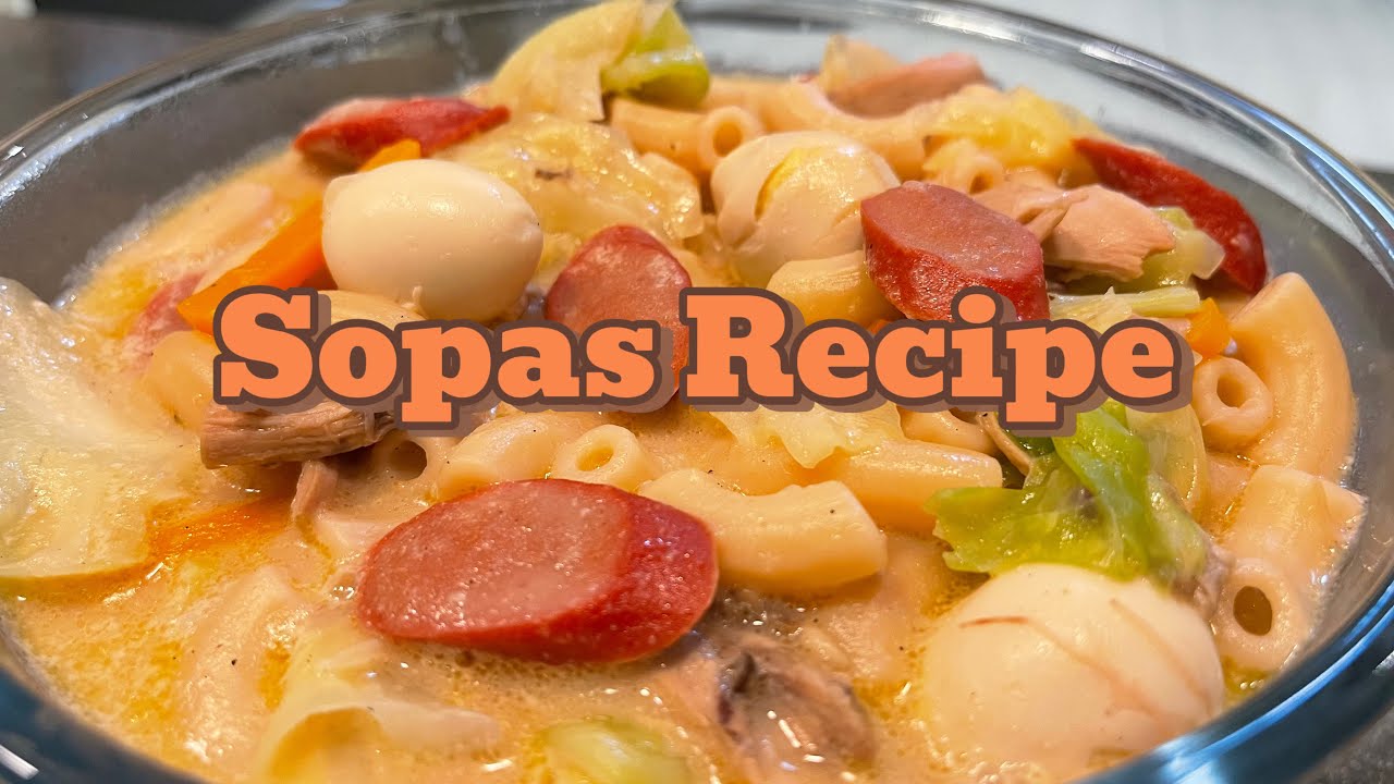 Sopas Recipe | How to cook Chicken Macaroni Sopas - YouTube