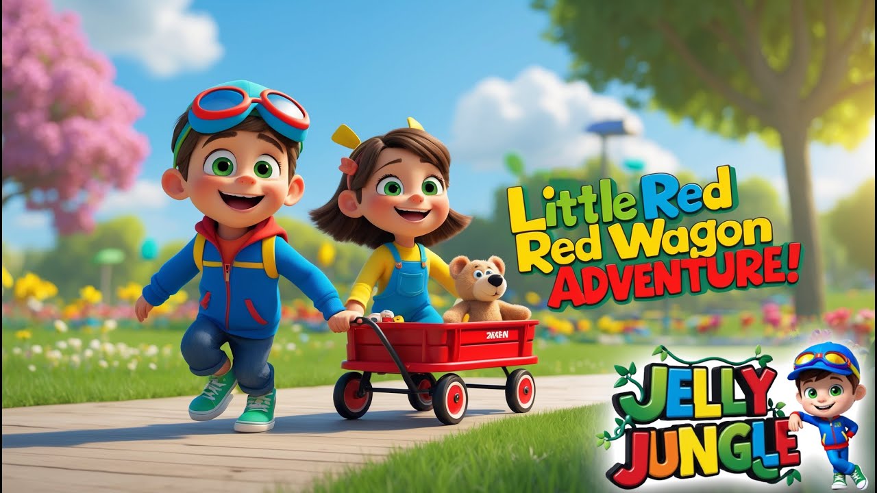 Little Red Wagon | Kids learning song | Songs & Nursery Rhymes - YouTube