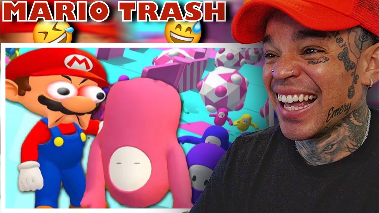 SMG4 - Mario Plays Fall Guys [reaction] - YouTube