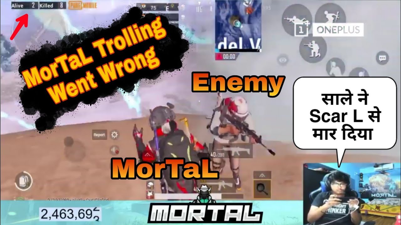 MorTaL Trolling Went Wrong || MorTaL Playing With potHEAD,Viper and Rebel || - YouTube