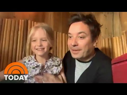 Jimmy Fallon’s Daughter Interrupts His Show To Announce Lost Tooth | TODAY