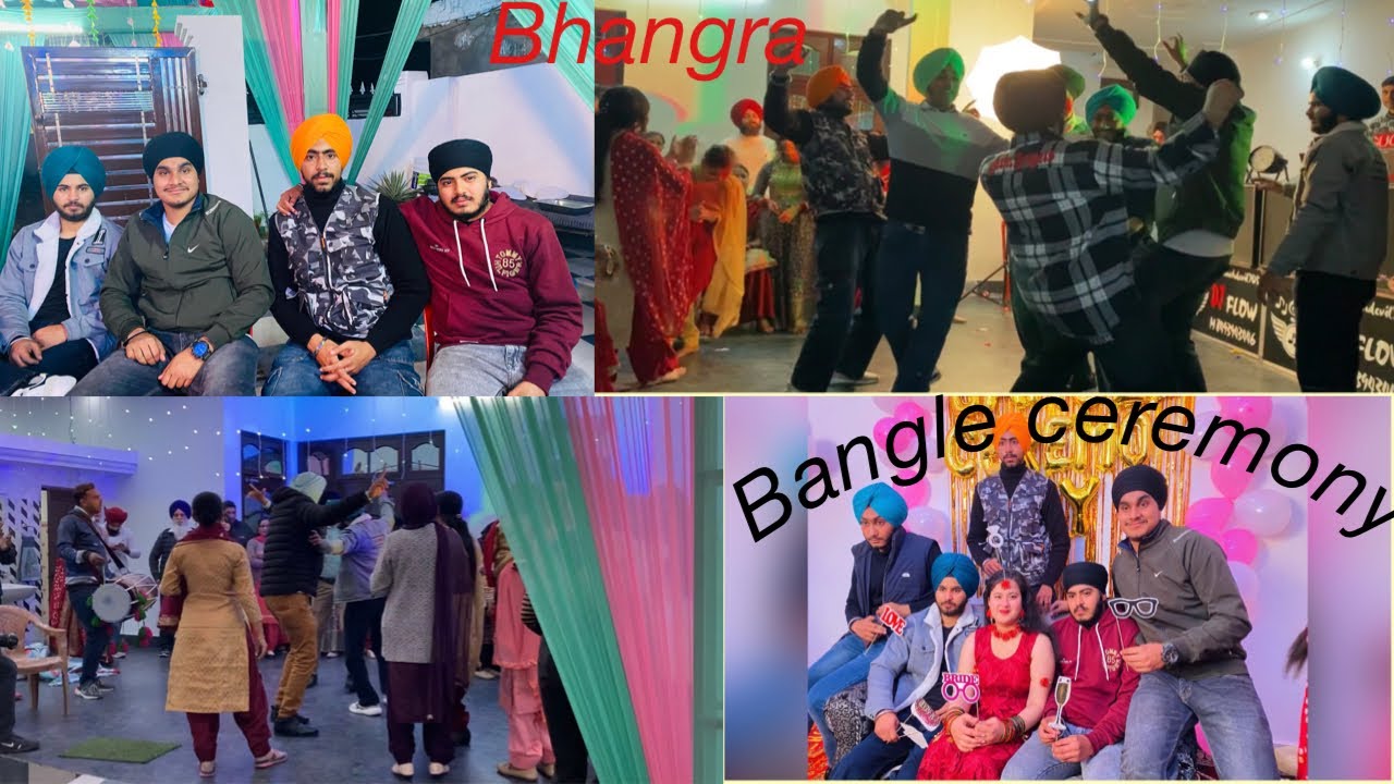 BANGLE CEREMONY || MEHFIL MITRAA DI || URBAN BHANGRA || WEEDING FUNCTION || - YouTube