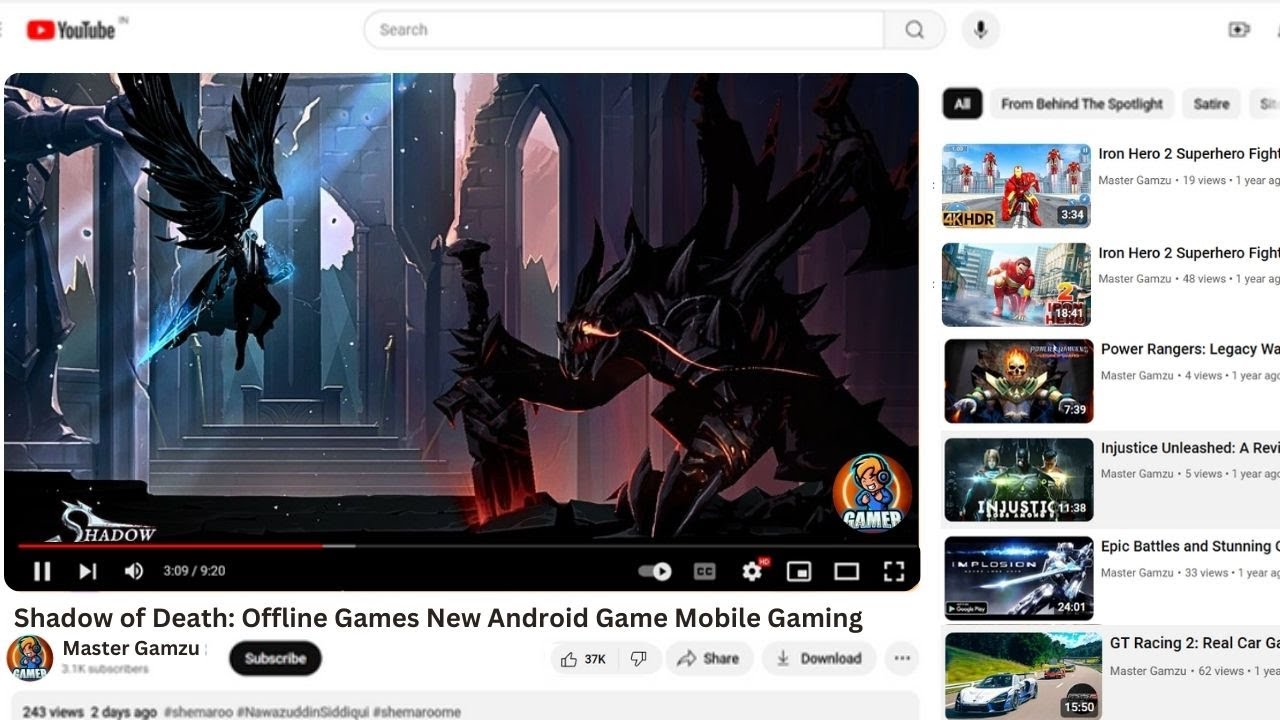 Shadow of Death: Offline Games New Android Game Mobile Gaming ...