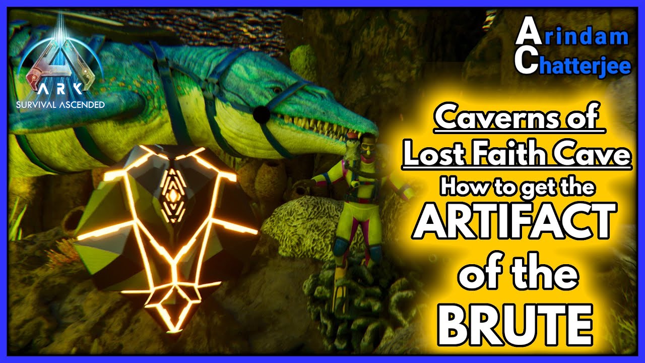 ARK Ascended Island - ARTIFACT OF THE BRUTE from Caverns of Lost Faith ...