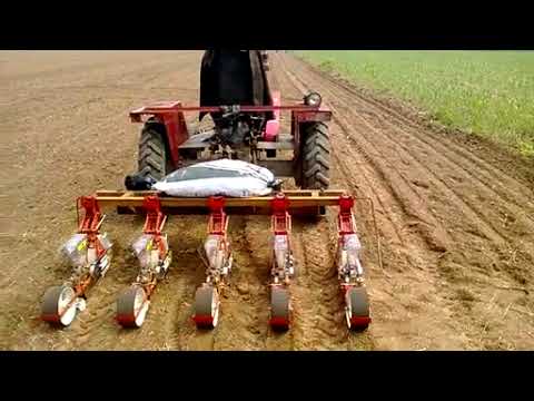 jang single row tractor mounted seeder for planting vegetable seeds ...