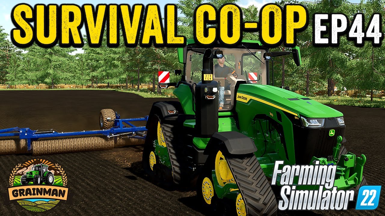 ROLLING AHEAD ON THE FARM JOBS!! 🚜| SURVIVAL CHALLENGE CO-OP | FS22 ...