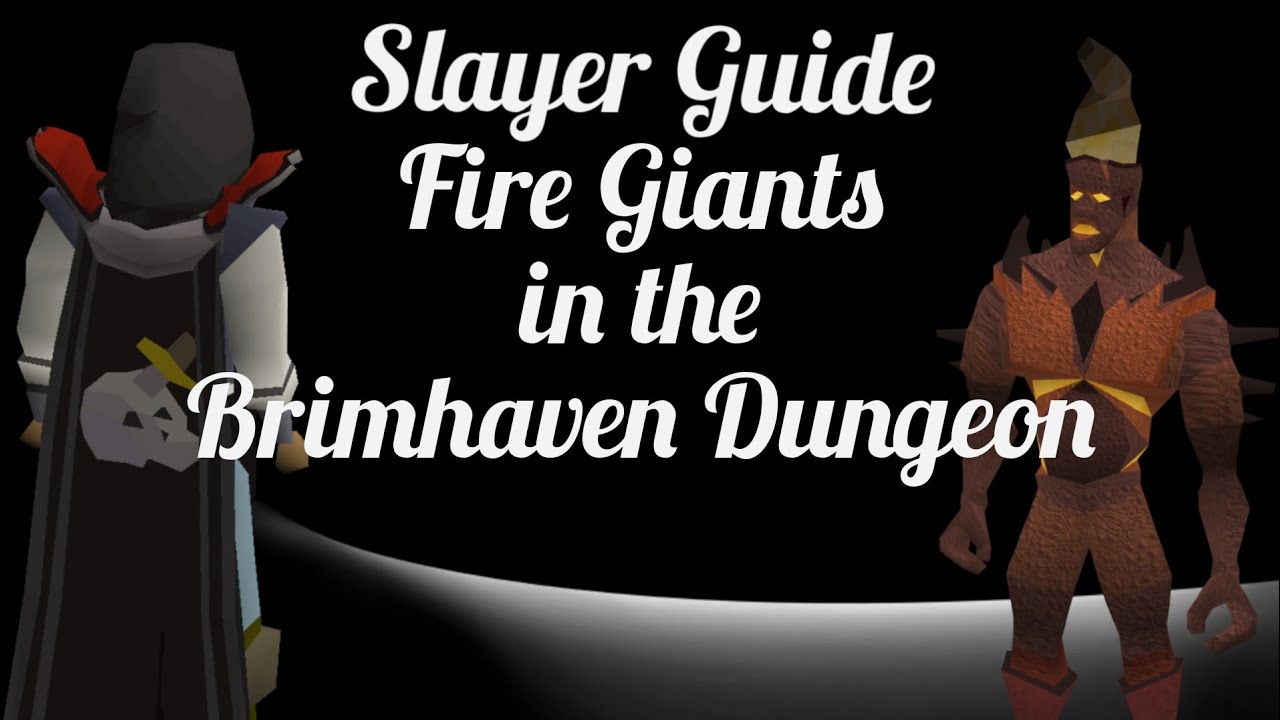 [OSRS Mobile] Slayer Task- Fire Giants in the Brimhaven Dungeon - YouTube