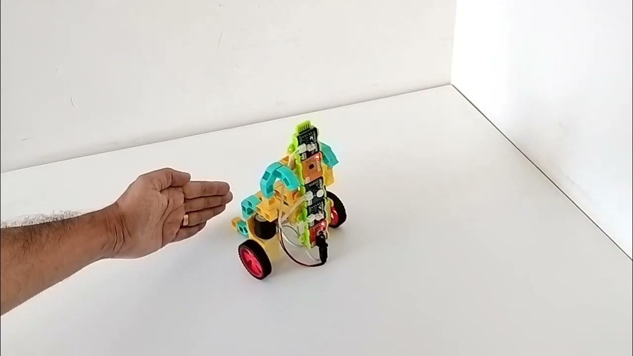 Obstacle Avoiding Smart Robotic Wheelchair using WitBricks and WitBlox. - YouTube