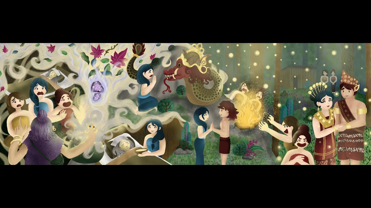 RWD Story Telling Illustration "ular n'daung dan si bungsu" - YouTube