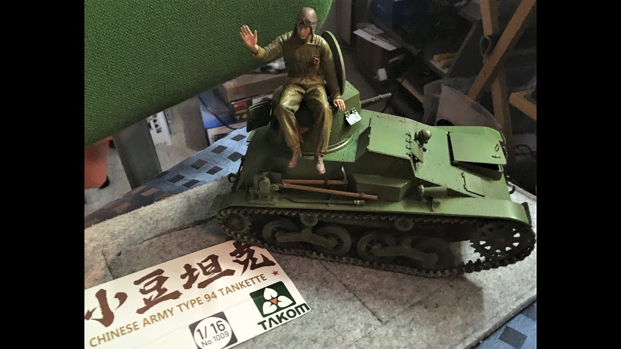 Chinese Army Type 94 Tankette - TAKOM 1:16 - YouTube