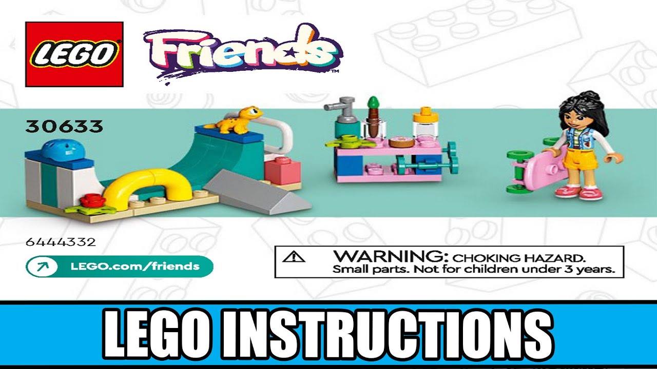 LEGO Instructions | Friends | 30633 | Skate Ramp - YouTube