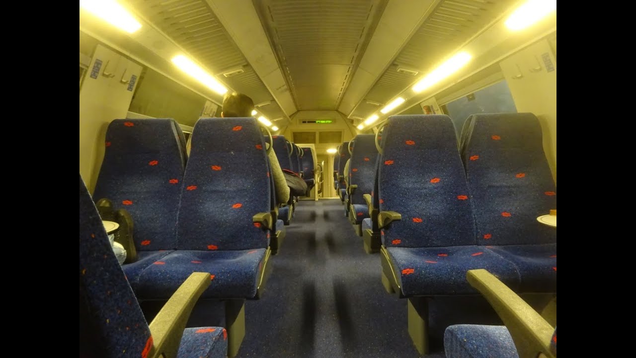 Israel Railways Bombardier Double Coach train from Tel Aviv HaShalom to ...