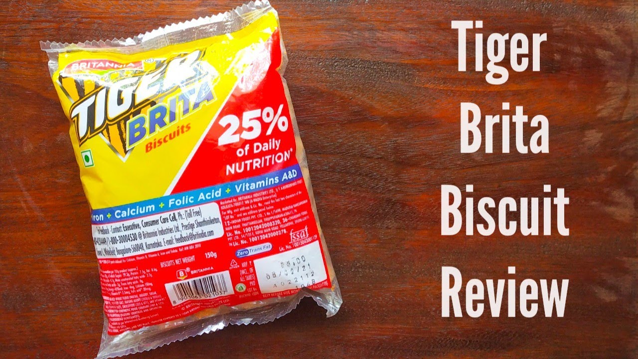 Tiger brita biscuits unpacking and review - YouTube
