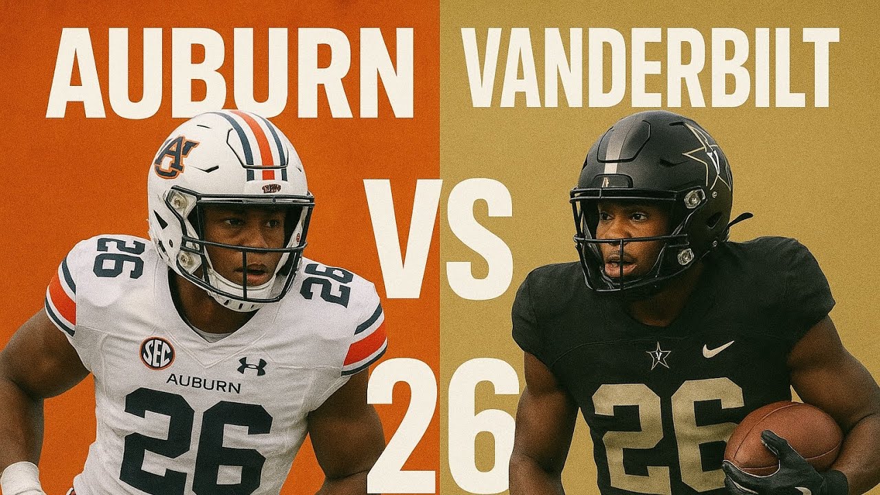 Auburn vs Vanderbilt on college football 26 - YouTube