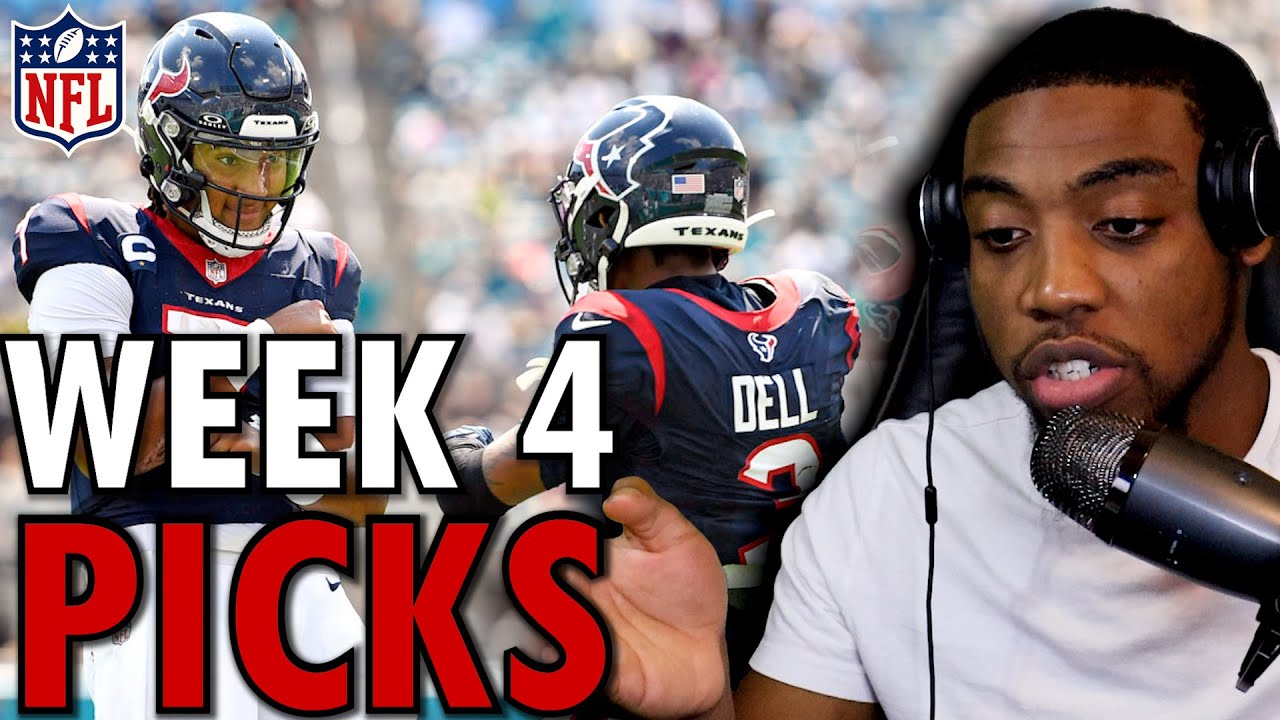 Week 4 NFL Predictions! - YouTube