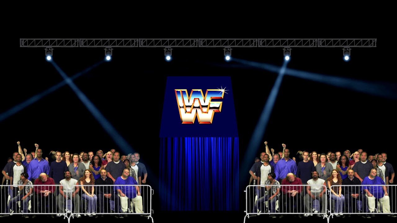 WWF OLD SCHOOL FIGURE STAGE (WITH CROWD) - YouTube