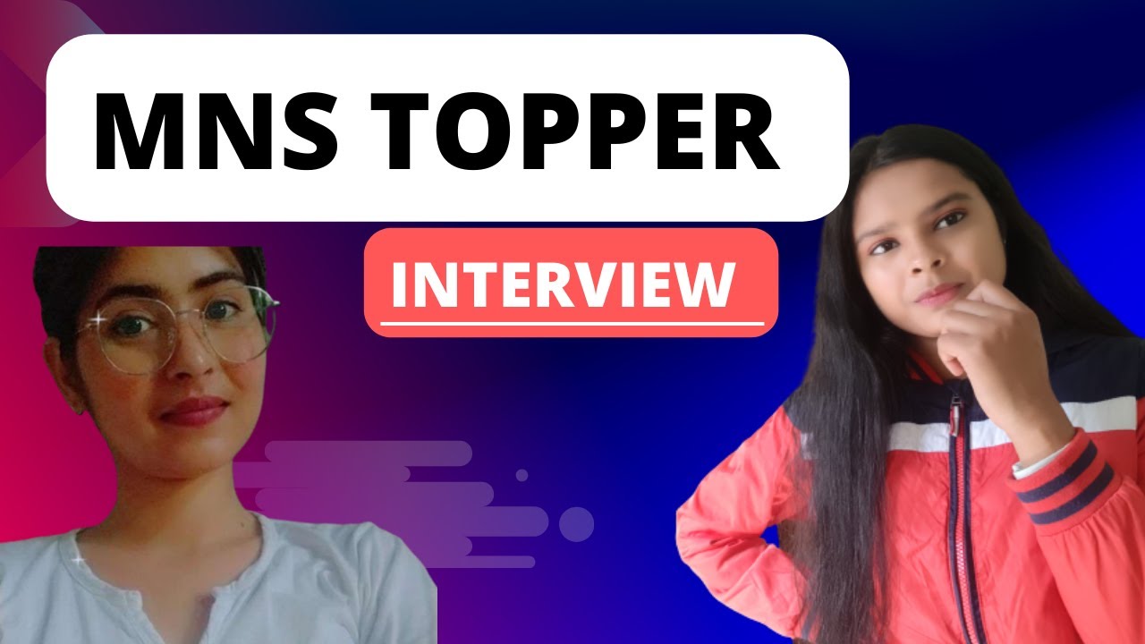 MNS Interview 2022 | CBT Exam | MNS Topper - YouTube