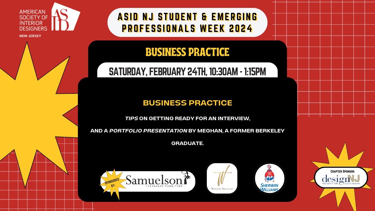 ASID NJ Student & Emerging Professionals Week - Business Practices ...