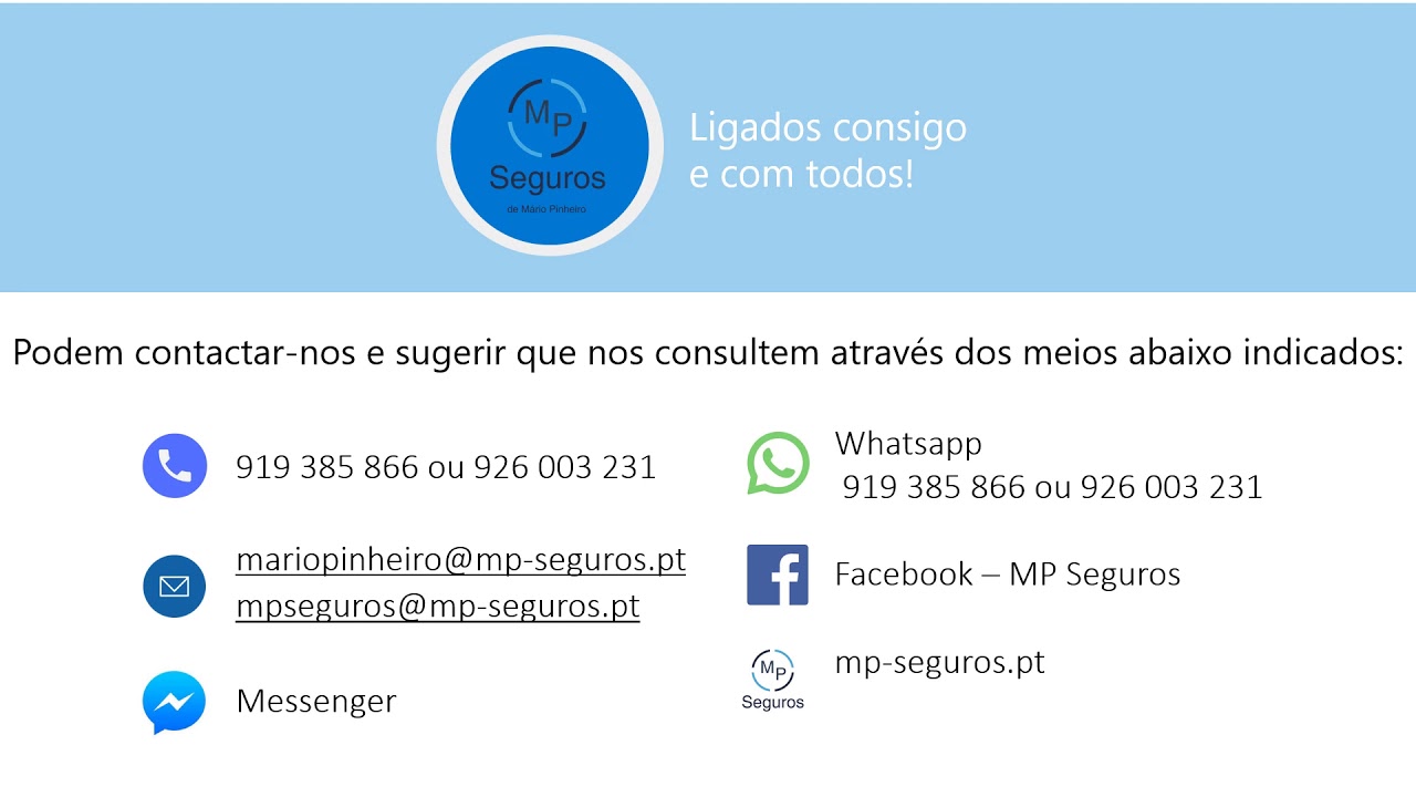 Partilhe com os seus amigos a MP Seguros. - YouTube