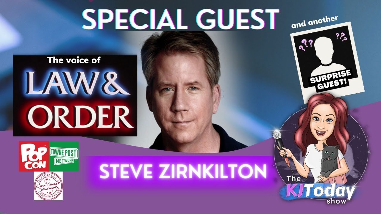KJ TODAY: Special Guest Steve Zirnkilton, Voice of Law & Order - YouTube