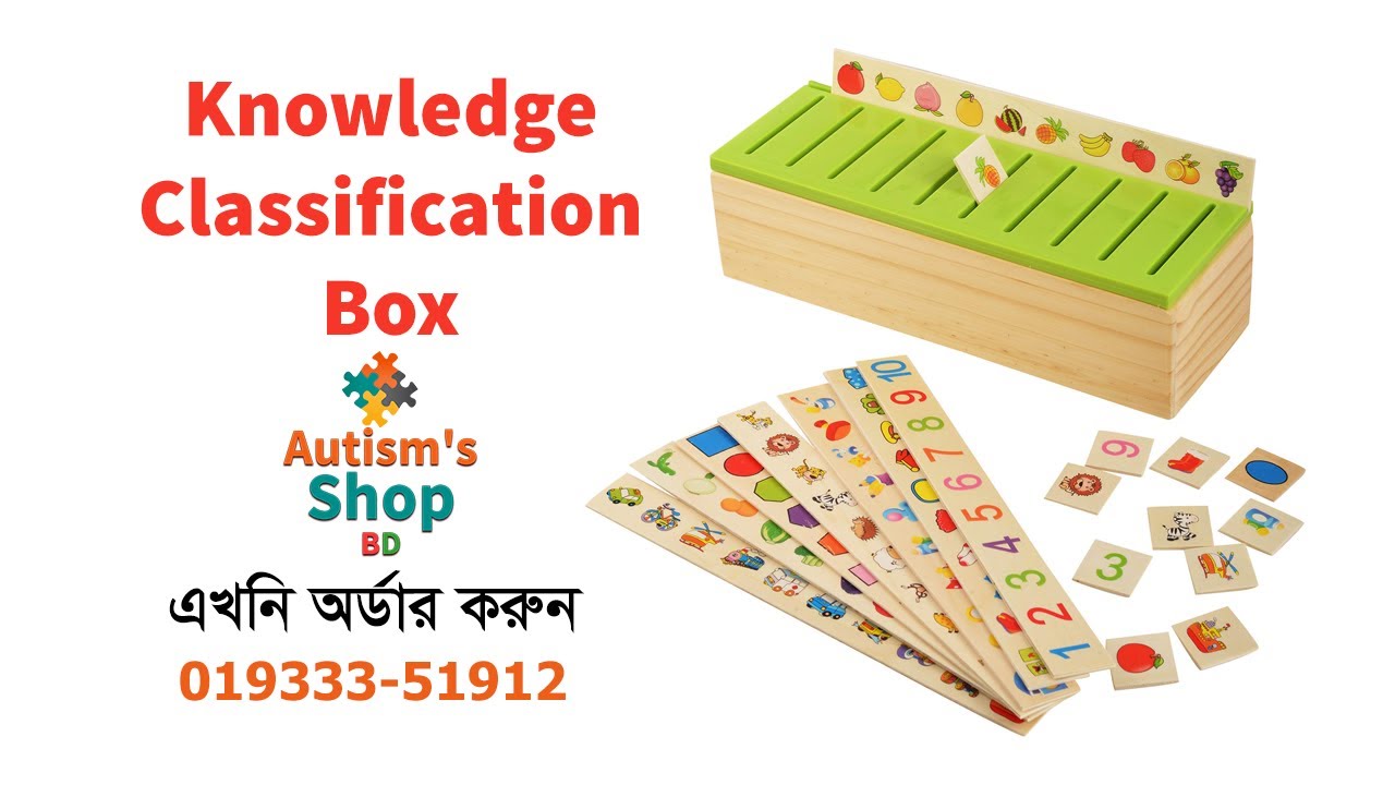 Knowledge Classification Box Educational Toys | Wooden Toys - YouTube