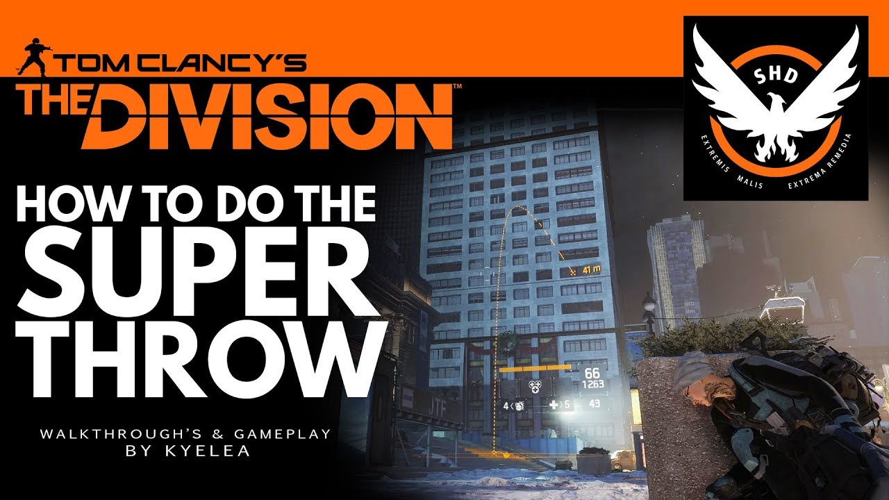 HOW TO DO THE SUPER THROW - PS4 - Tom Clancy's The Division - YouTube