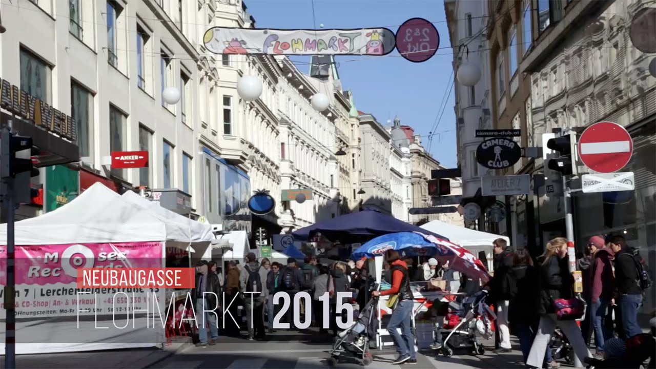 Neubaugasse - Rückblick Herbstflohmarkt 2015 - YouTube