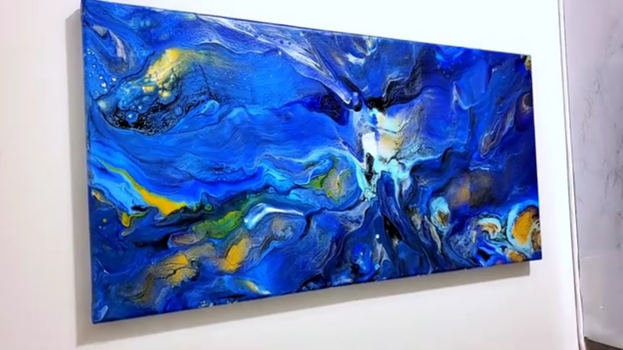 Today I Broke The Rules In Abstract Painting ~180~ SHOCKING How I ...