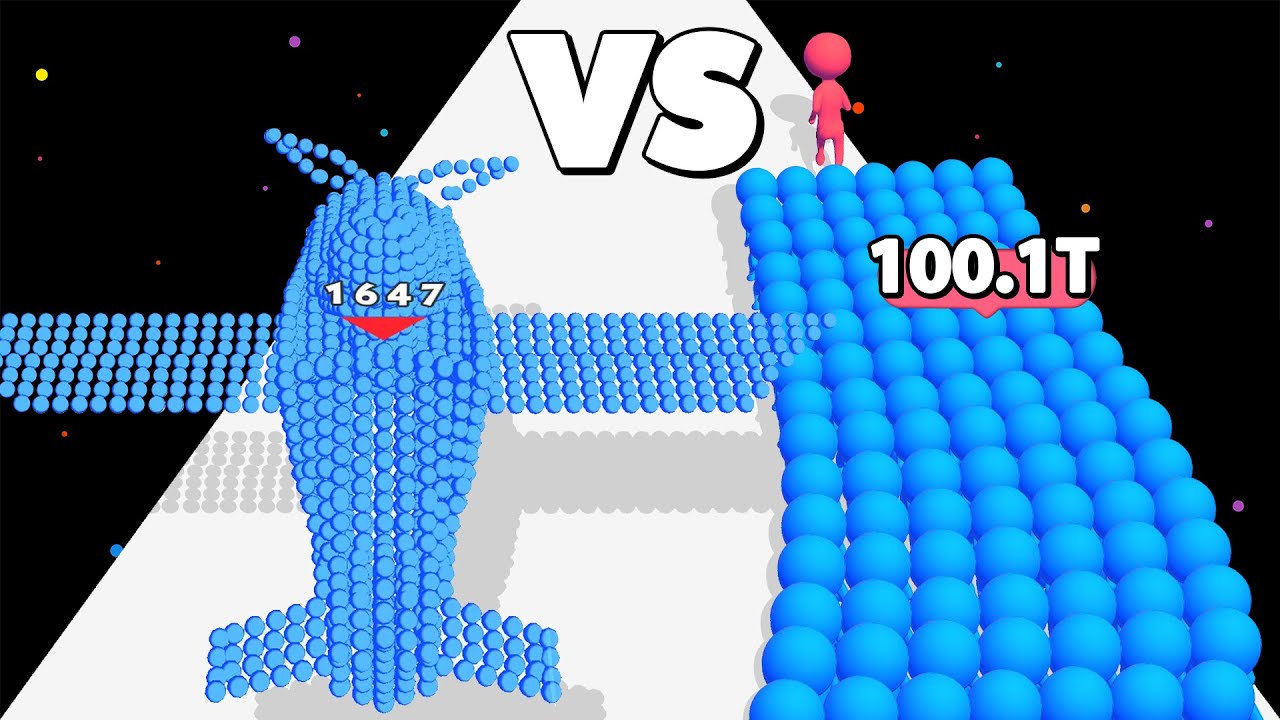COUNT RUN /vs PIXEL BATTLES ∞ ASMR Gameplay Android iOS • Number Math ...