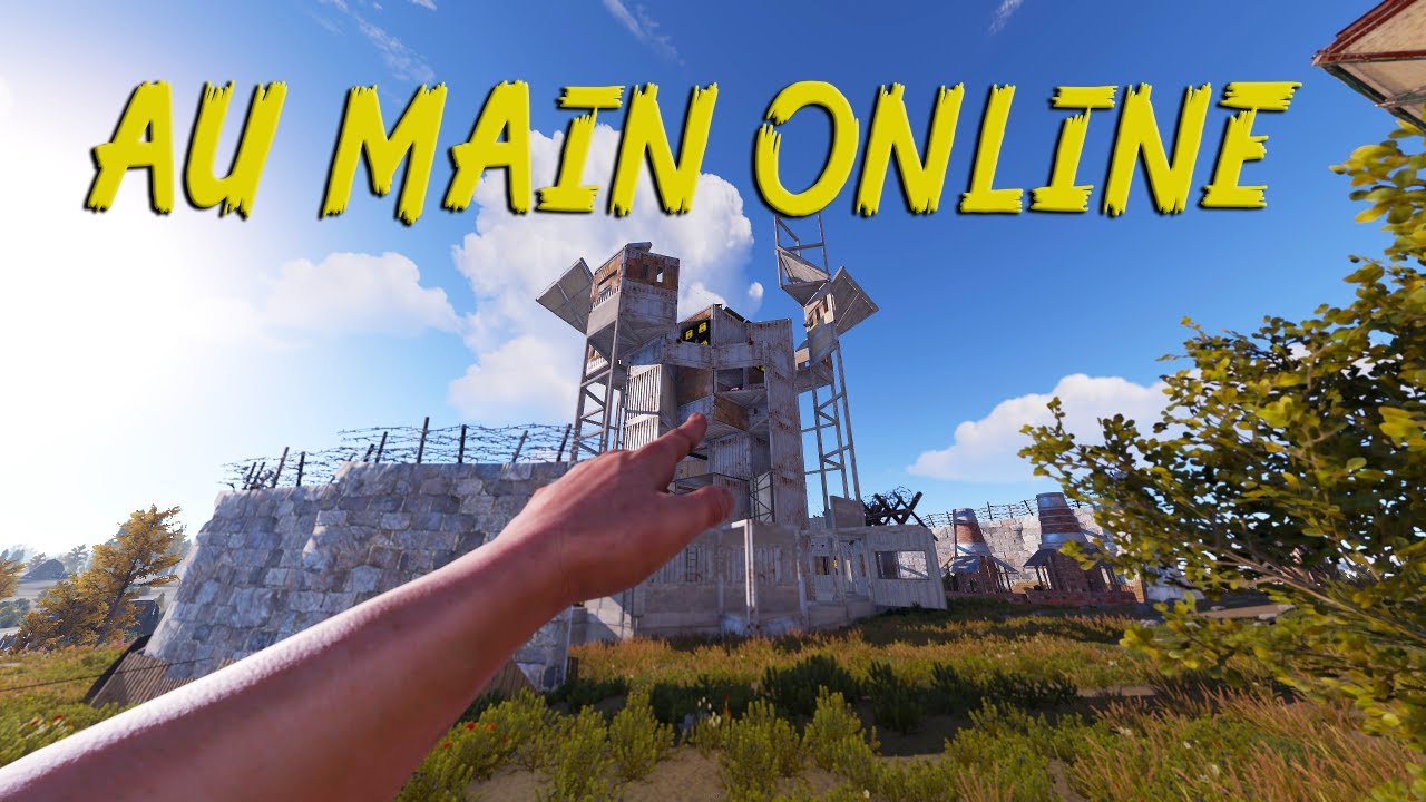 Au Online Raid In Rust Rustpvp Pvp Rust Youtube