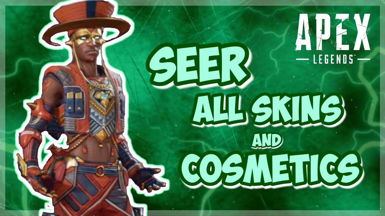 All SEER SKINS and COSMETICS - Apex Legends EMERGENCE - YouTube