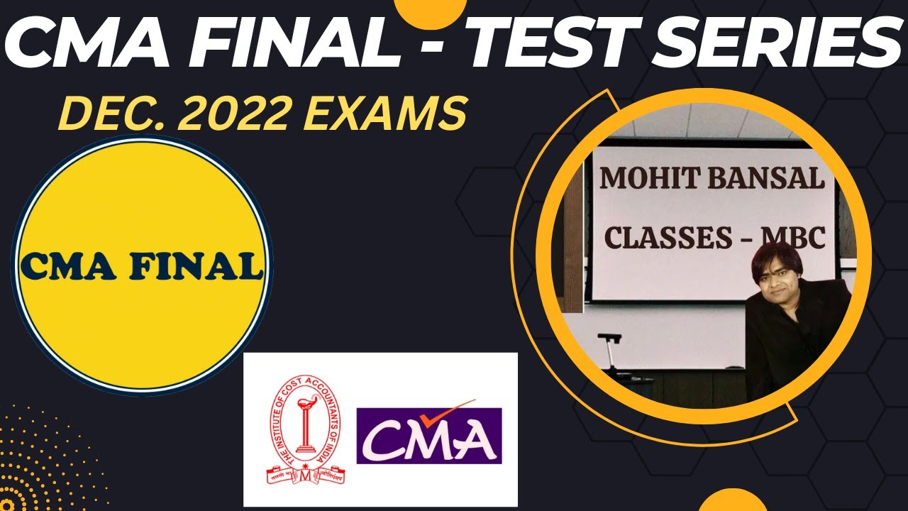 CMA FINAL - DECEMBER 2022 EXAMS - TEST SERIES FOR CORPORATE LAWS ...
