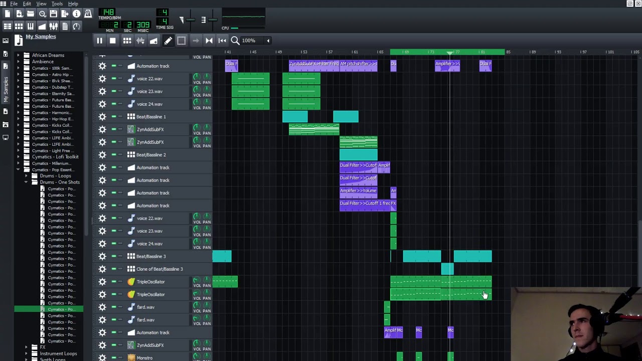 Making A Song LIVE in LMMS! (Start To Finish) - YouTube