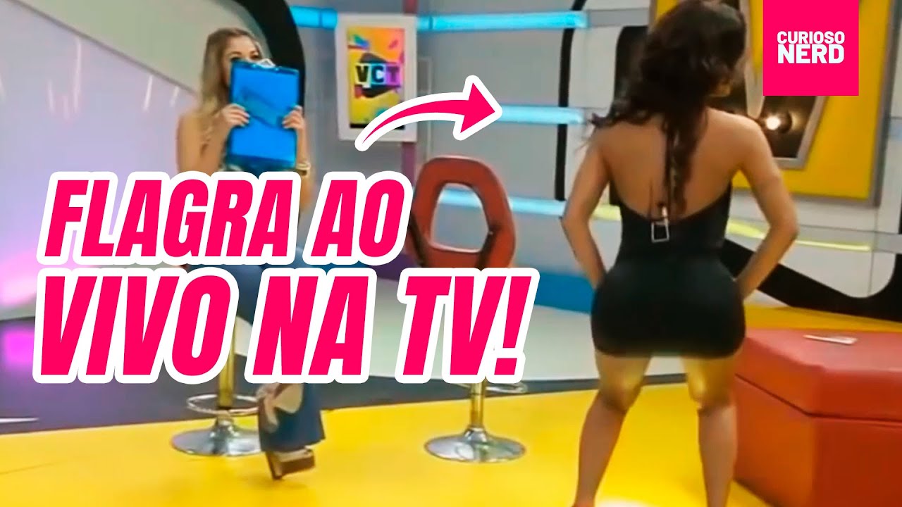MAIORES FLAGRAS DA TV | ACONTECEU AO VIVO - YouTube